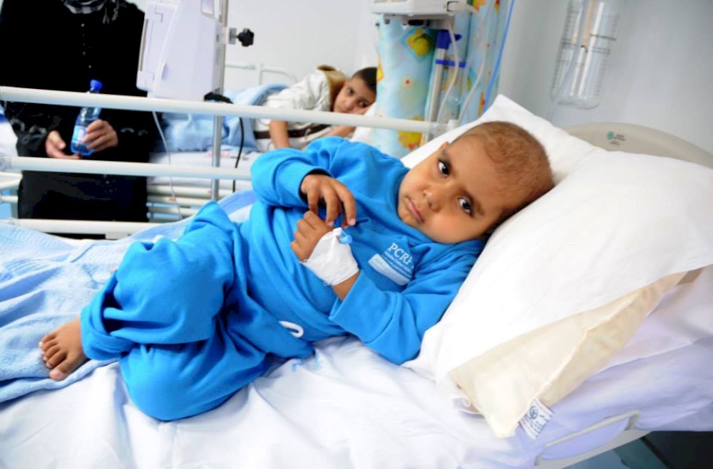 Children With Cancer In Hospital