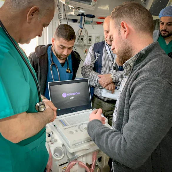 PCRF Provides Ultrasound Device to Rafidia Hospital to Enhance Surgical ...