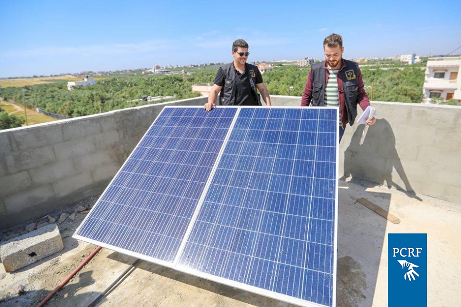 Solar power provided for Chronically suffering children in Gaza