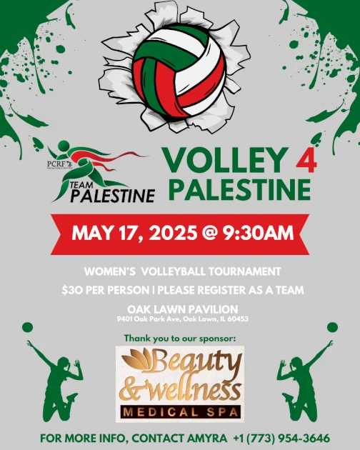 PCRF - Chicago Volley for Palestine 2025