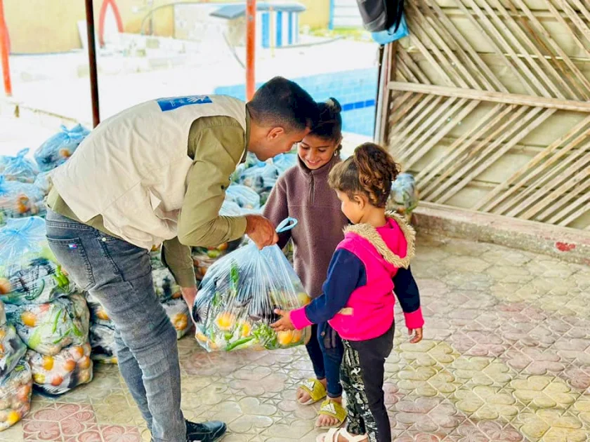 PCRF Distributes 15,000 Vegetable Baskets to Displaced Families in Gaza
