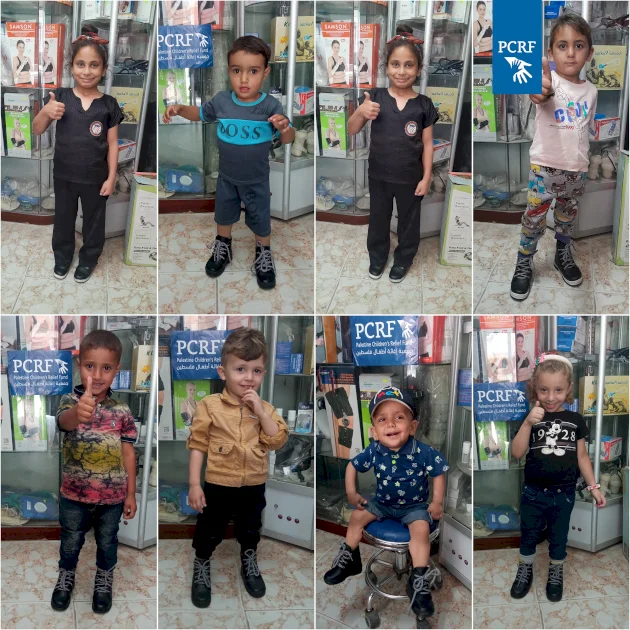 Medical Shoes and Devices Provided to 18 Children in North Gaza