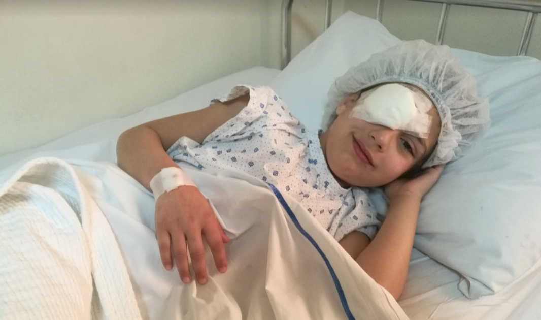 Palestinian Girl Has Surgery in Lebanon